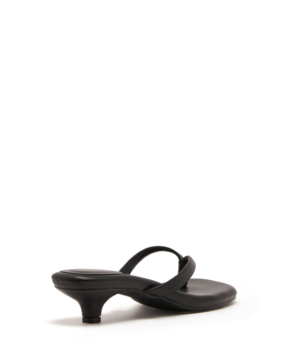 Heatwave Thong Heel Black – Therapy Shoes