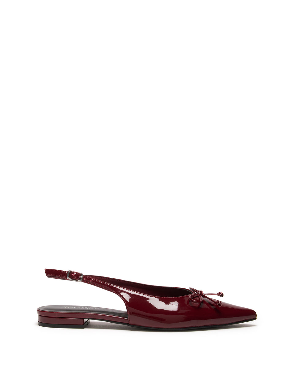 Lavin Flat Point Cherry Patent – Therapy Shoes