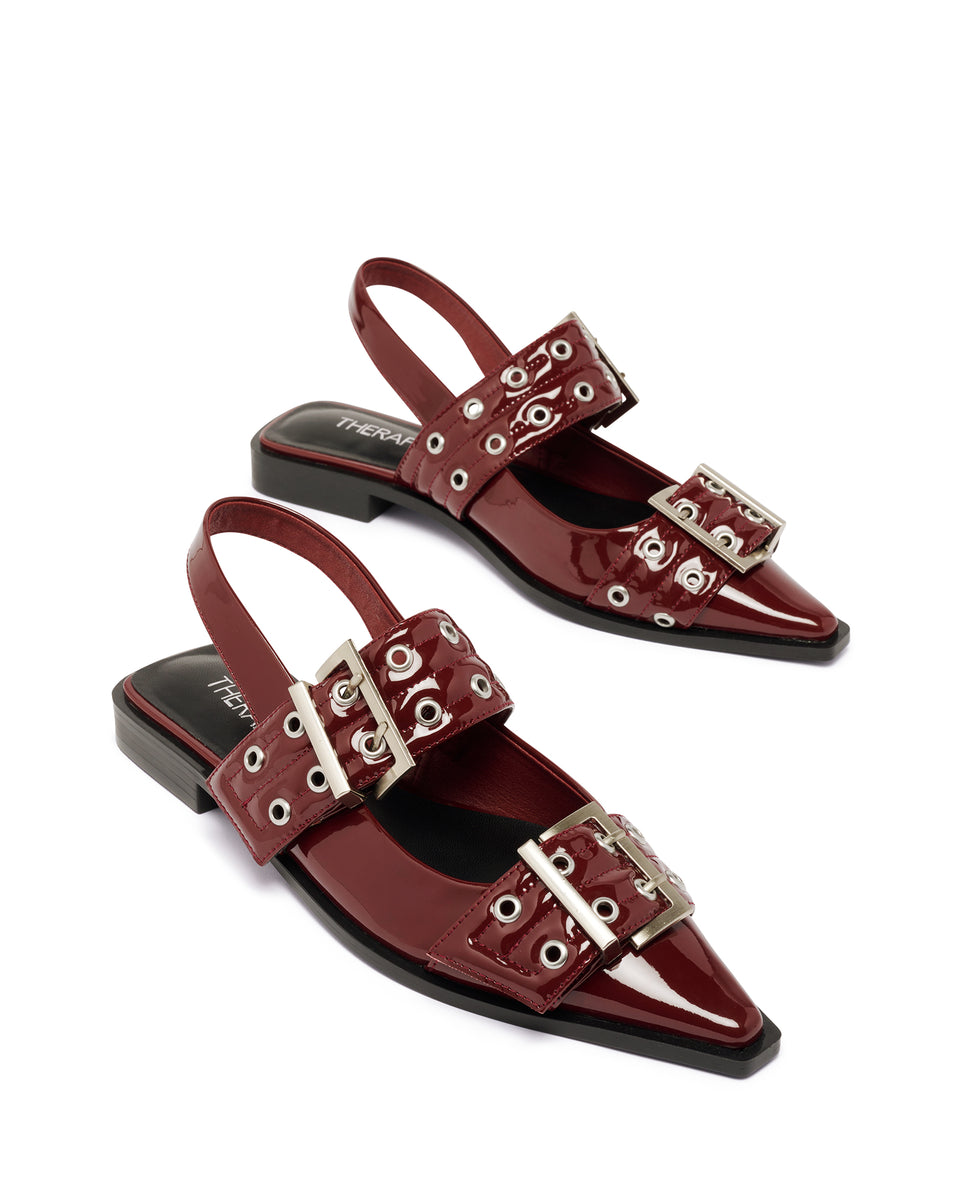 Matilda Cherry Patent *FINAL SALE* – Therapy Shoes
