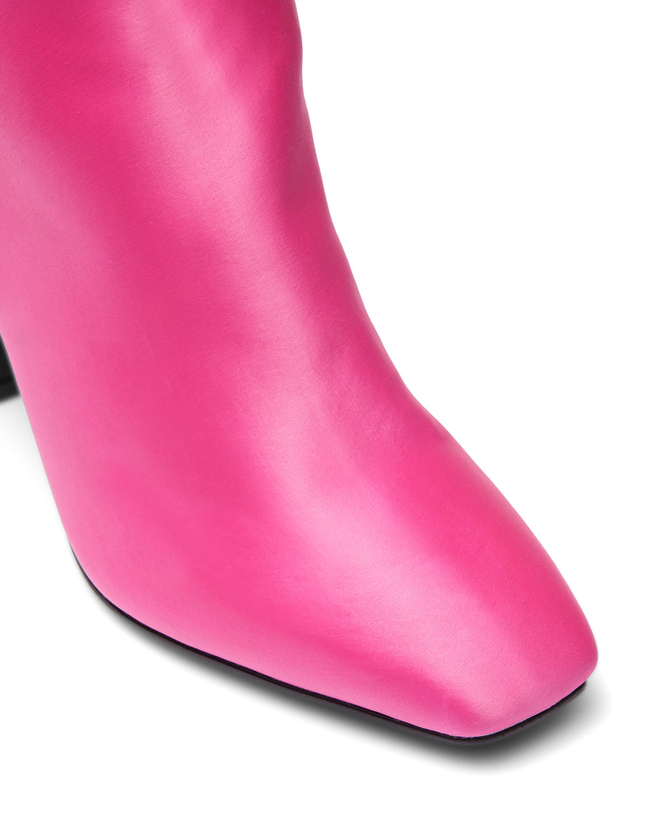 Therapy Shoes Muse Pink Satin | Women's Boots | Knee High | Tall | 90's